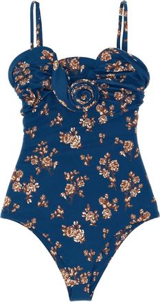 Magda Butrym Femme, Maillots de bain, Bleu, Taille: 38 FR One-piece Swimsuit 05