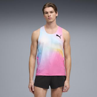 Puma D&eacute;bardeur de running &agrave; motif ULTRAWEAVE Lightspeed Homme, V&ecirc;tements, Rose, XXL