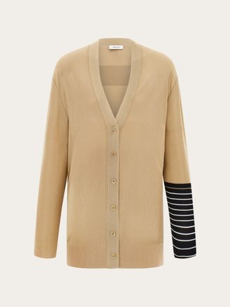 Ferragamo Damen Cardigan aus Viskose Beige