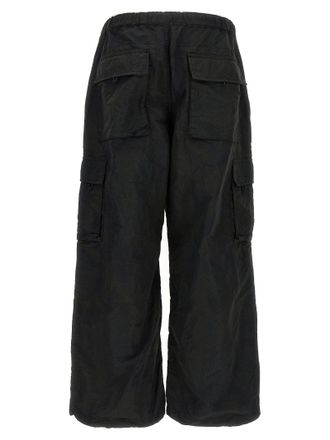 Comme Des Gar&ccedil;ons Mens Black Nylon Cargo Pants