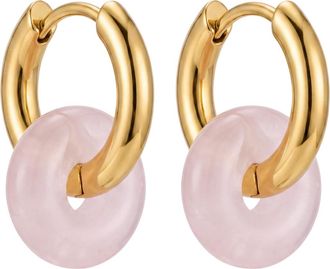 Purelei Rosenquartz Hoops