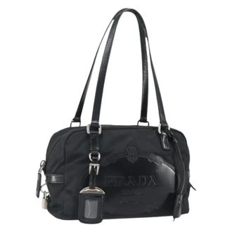 Prada Pre-owned Nylon Hand Bag - - Pre-owned - Damen - Schwarzk - ONE SIZE