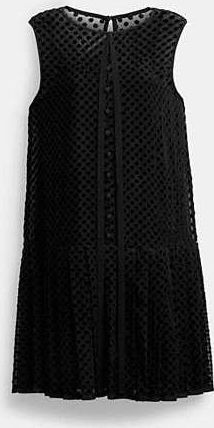 Coach Samtkleid Mit Burnout-Effekt