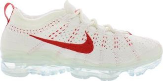 Nike Nike Air Vapormax 2023 Flyknit Chaussures pour femme, blanc/rouge, 38.5 EU
