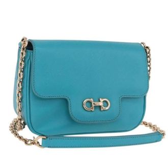 Ferragamo Pre-owned Schultertasche - - Pre-owned - Damen - Blau - ONE SIZE