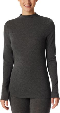 Schiesser Damen Shirt Langarm mit Rolli - Premium Warming