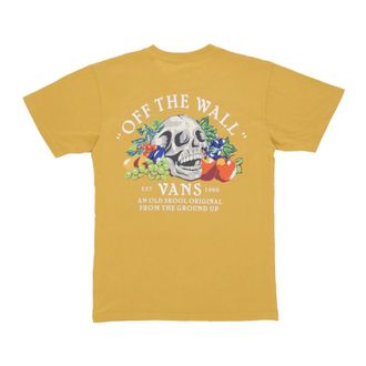 Vans Ground Up Tee - Streetwear Kollektion - - Tops - Herren - Gelb - XL