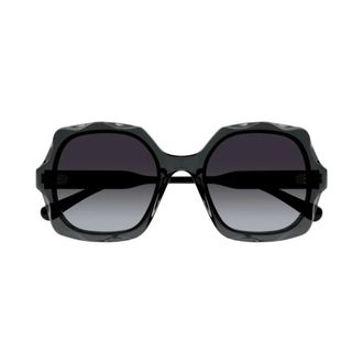 Chlo&eacute; Oversized Acetat Sonnenbrille - - Accessories - Damen - Grau - ONE SIZE