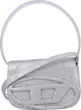 Diesel Femme, Sacs, Gris, Taille: ONE Size 1DR Lurex Shoulder Bag