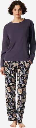 Schiesser Pyjamaoberteil Mix & Relax schlaf-oberteil nachthemd sleepshirt