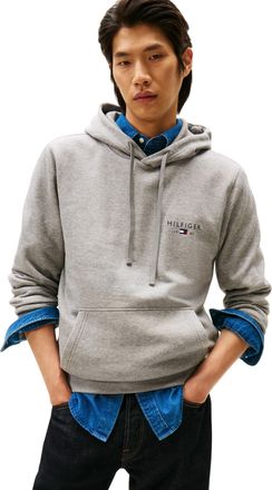 Tommy Hilfiger Herren Brand Love Small Hilfiger Hoodie Mw0Mw41429 Kapuzenpullover, Grey (Medium Grey Heather), M