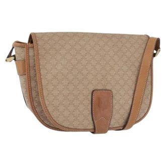 Celine Sac bandouli&egrave;re Pre-owned en toile - Femme - Pre-owned - Beige - Taille: ONE Size
