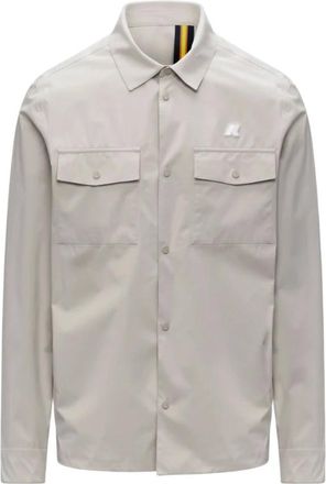 K-Way Homme, Vestes, Beige, Taille: S Umbert Stretch 2Layers Overshirt