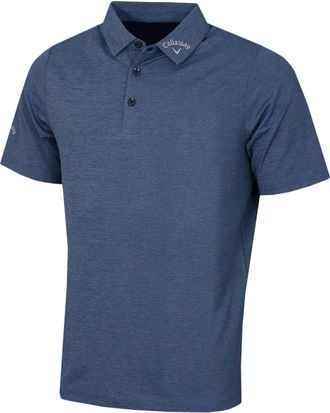 Callaway Apparel Herren Emea Ss Ventilated C Polohemd, Peacoat, XL