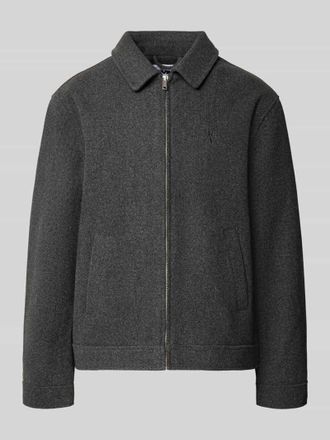 Review Jacke mit Label-Stitching