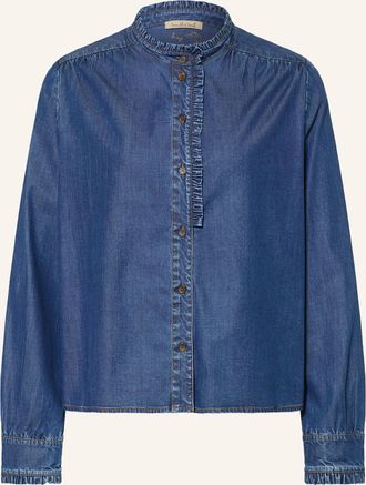 Smith & Soul Jeansbluse Mit R&uuml;schen blau