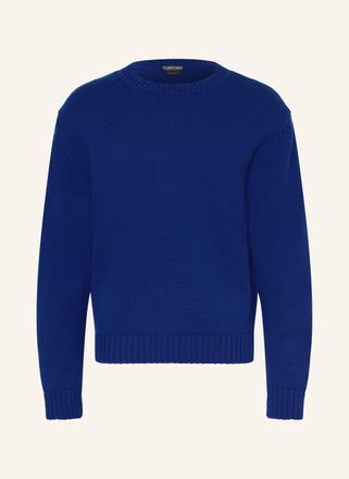 Tom Ford Pullover Mit Cashmere blau