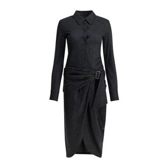 Isabel Marant Rosalie Hemdkleid mit Drapierung - - Dresses - Damen - Grau - S