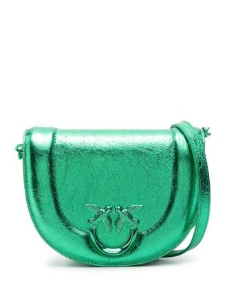 Pinko mini sac à bandoulière Click Round Love - Vert