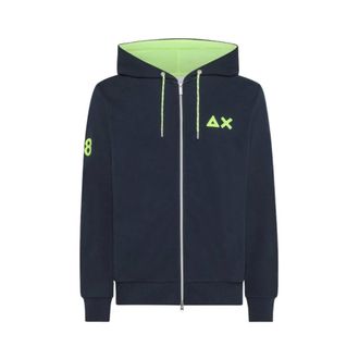 Sun 68 Homme, Sweatshirts et sweats &agrave; capuche, Bleu, Taille: S Sweat zipp&eacute;