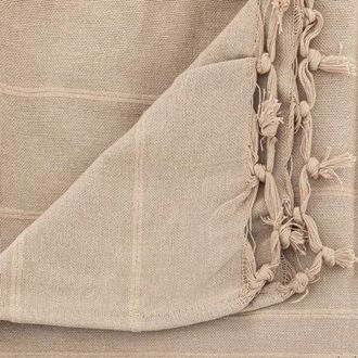 Atmosphera Atmosphera - Jeté de lit en Coton - Lin 160x220 cm