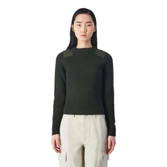 Champion Pull en polyester &eacute;pais - Femme - Pulls - Vert - Taille: 36 FR