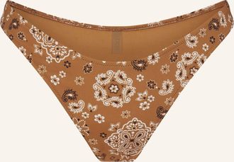 SKIMS Skims Brazilian-Bikini-Hose Signature Swim braun