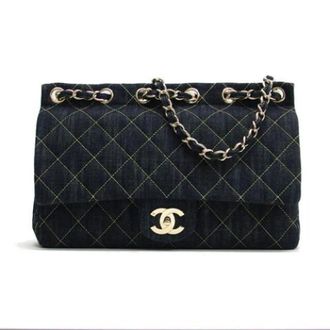 Chanel Pre-owned Vintage Schultertasche - - Pre-owned - Damen - Blau - ONE SIZE