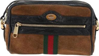 Gucci Sac bandouli&egrave;re vintage Pre-owned - Femme - Pre-owned - Brun - Taille: ONE Size