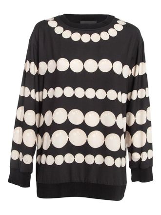 Moschino t-shirt à imprimé graphique - Noir