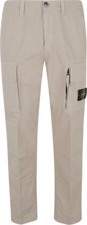 Stone Island Homme, Pantalons, Beige, Taille: W32 Slim-fit Pantalons