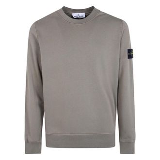 Stone Island Rundhals-Sweatshirt - - Sweatshirts & Hoodies - Herren - Gr&uuml;n - XL