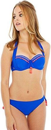 Brigitte Bardot Bain - Slip de Bain Mambo - Bleu - 42 - Femme
