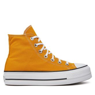 Converse Sneakers aus Stoff Converse Chuck Taylor All Star Lift Platform HI A06506C Gelb