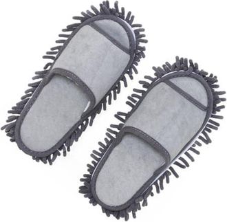 Yarnow Pantoufles Microfibre D&eacute;tachables pour Sol Int&eacute;rieur Lavables Homme et Femme Nettoyage Pratique et Hygi&eacute;nique pour Maison et Bureau