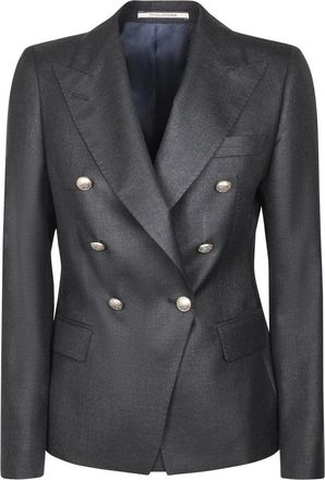 Tagliatore Femme, Vestes, Bleu, Taille: 42 FR Alicya Blazer