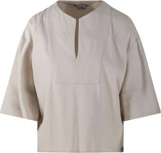 Max Mara Femme, Blouses et Chemises, Beige, Taille: 38 FR Sospiro Blouse