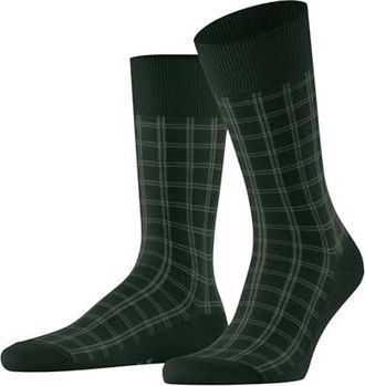 Falke Modern Tailor M So coton fantaisie 1 paire, Chaussettes Homme, Vert Hunter Green 7441, 47-50