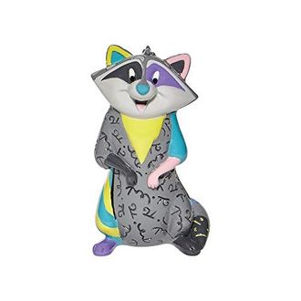 Enesco Disney by Romero Britto Pocahontas Meeko Miniatur-Figur, 8,9 cm, Mehrfarbig, One Size