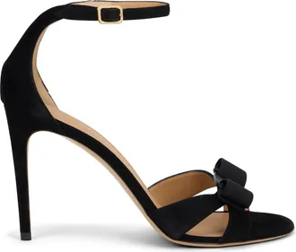 Ferragamo Vara Bow Sandal - Black