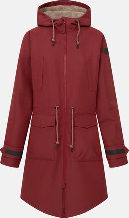 Derbe Derbe Winter Regenjacke Phoebholm Dog Damen Rot Hundejacke