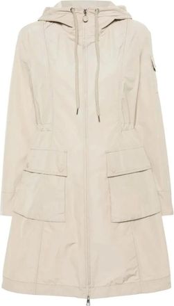 Moncler Femme, Manteaux, Beige, Taille: 40 FR Laerte Long Parka