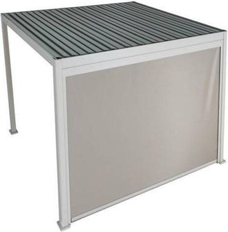 Hesperide Store pour Pergola bioclimatique Evora pour Evora 6x3,6 m argile - Hesp&eacute;ride