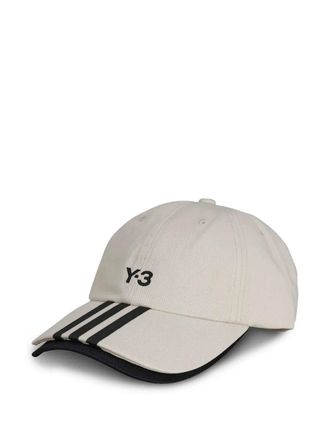 Yohji Yamamoto Y-3 Stripes Baseballkappe - Nude