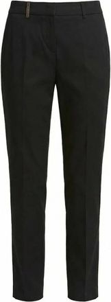 PESERICO Femme, Pantalons, Noir, Taille: 36 FR Iconic 4718 Pantalons