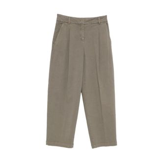Via Masini 80 Weite Hose - - Trousers - Damen - Gr&uuml;n - M