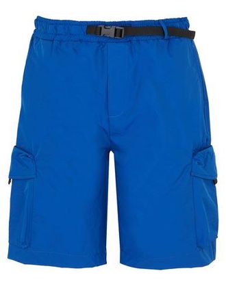 8 by YOOX NYLON BLEND BUCKLE-WAISTBAND CARGO SHORT