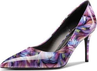 Castamere Femmes Haut High Aiguille Talon Heel Pointu Bout Slip-on Escarpins Cute Classique Dress Chaussures 9 CM Heels Vortex Violet 43 EU