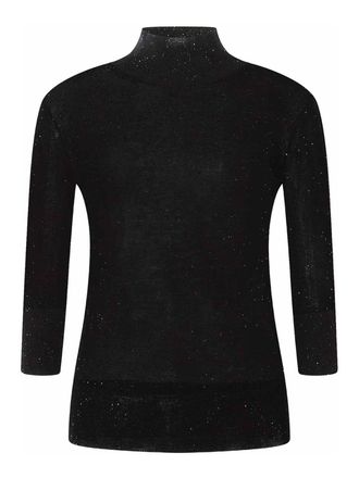 Genny Rollkragenpullover - Schwarz