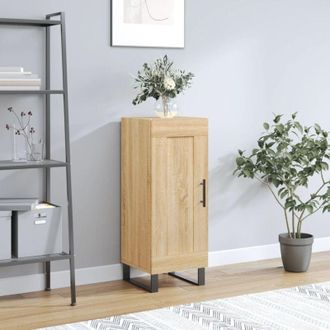 vidaXL Buffet Ch&ecirc;ne sonoma 34,5x34x90 cm Bois ding&eacute;nierie vidaXL